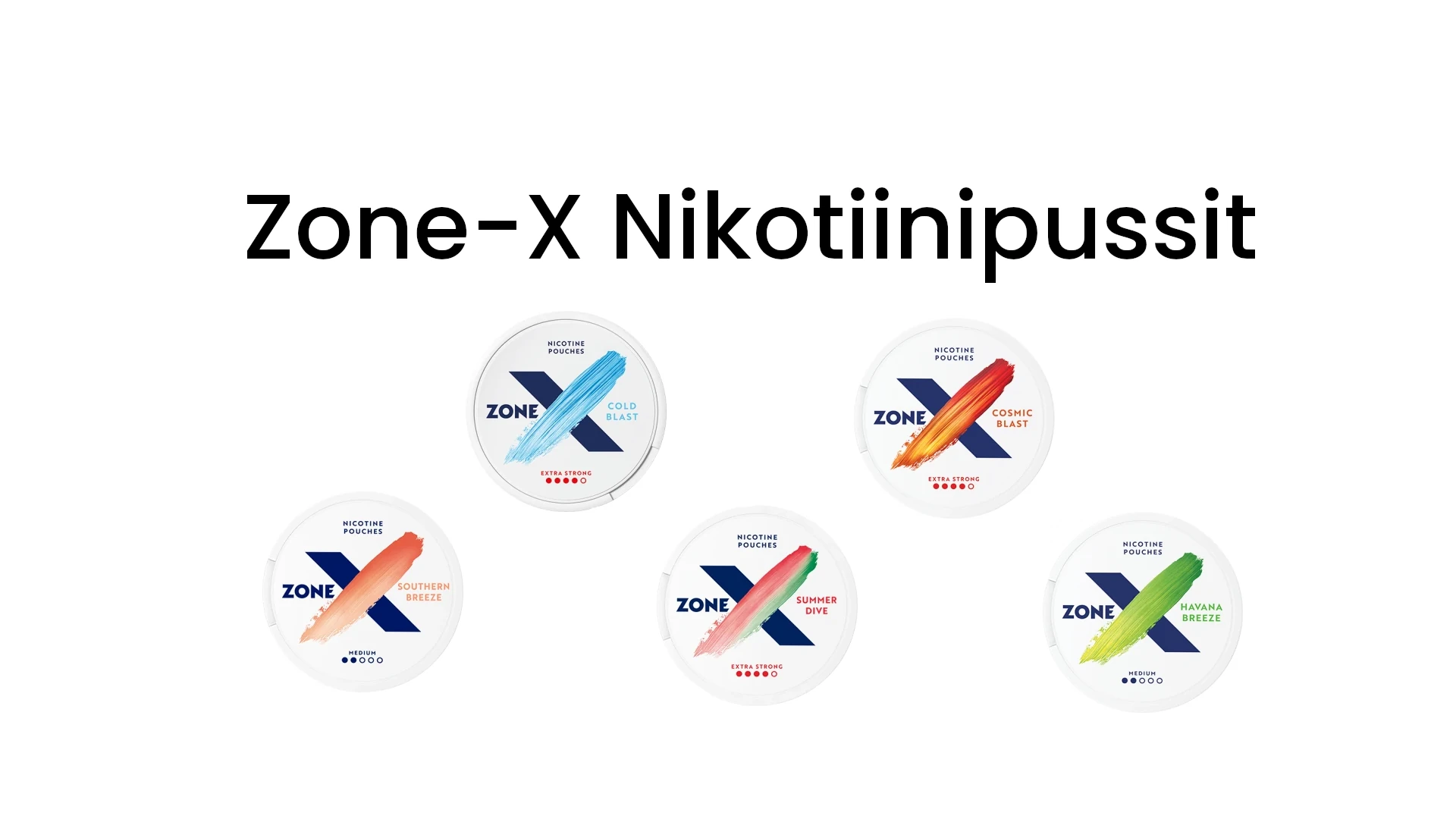 Zone-X Nikotiinipussit | 2026 | Kokemukset ja Valikoima | Nikotiinit.com